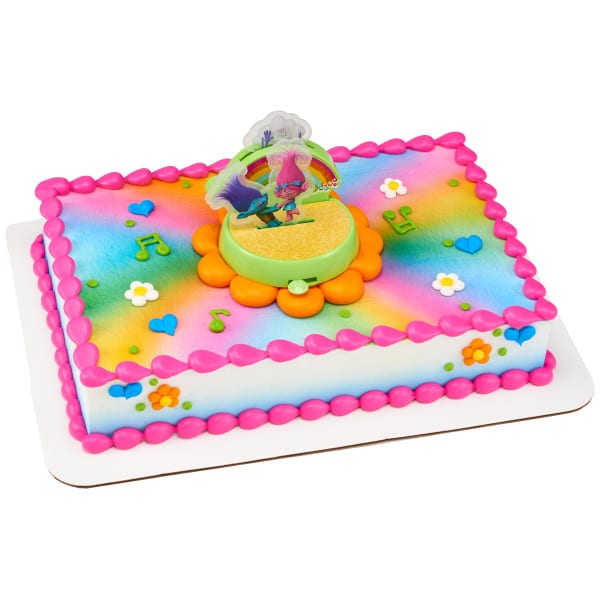 Kids and Character Cake-DreamWorks - Trolls Happy DecoSet #24585 ...