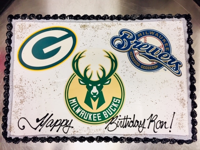 Birthday Cake 136 - Go Bucks, Packers, Brewers! - Aggie's Bakery & Cake ...